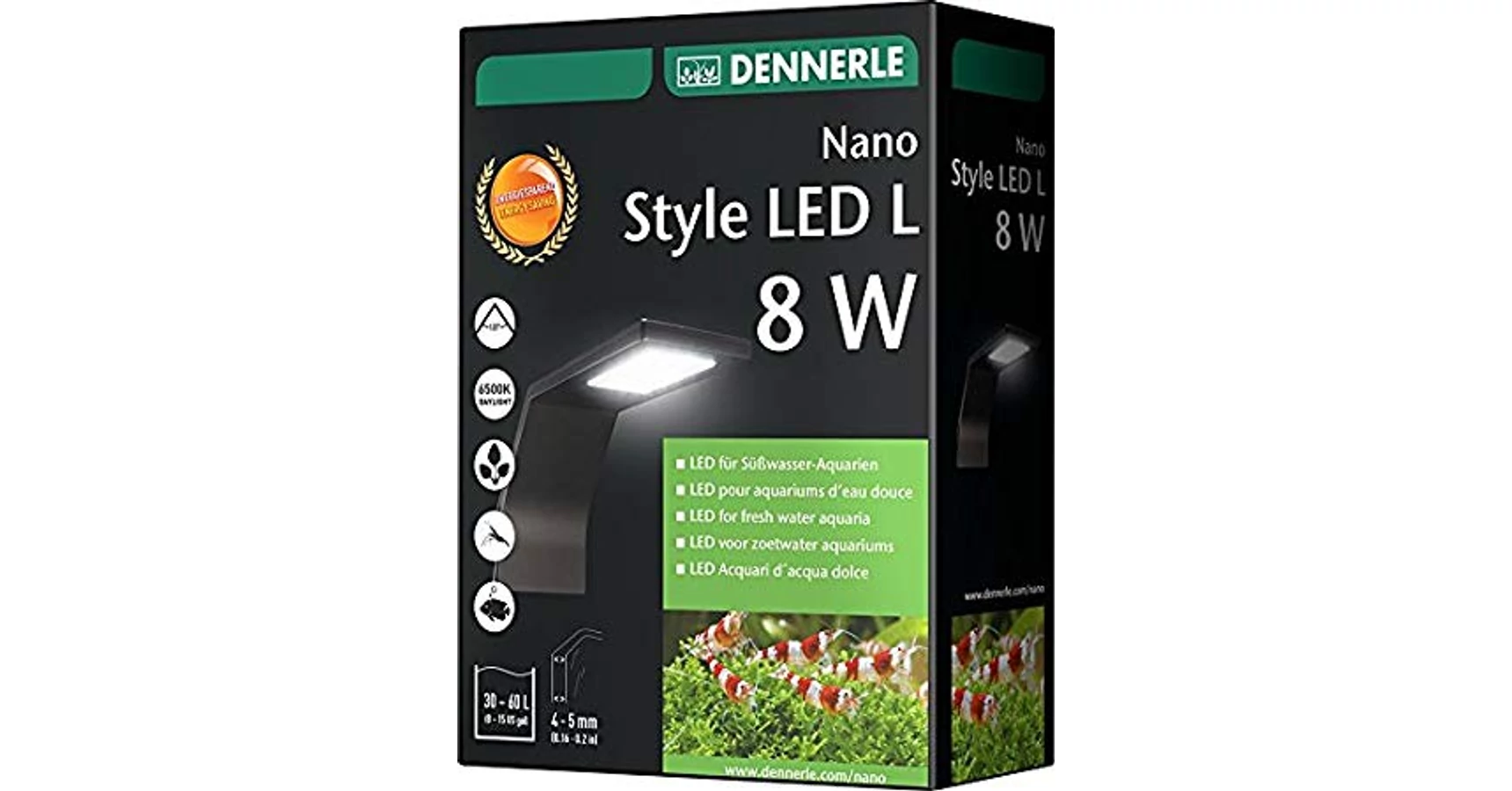 Dennerle NANO Style LED L 8.0 W lámpa - csiptetős LED akvárium világítás