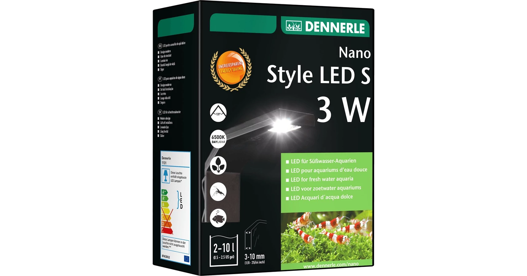 Dennerle NANO Style LED S 3.0 W lámpa - csiptetős LED akvárium világítás